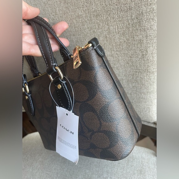 Coach | Bags | Nwtcoach Mini Gallery Crossbody In Signature Canvas ...